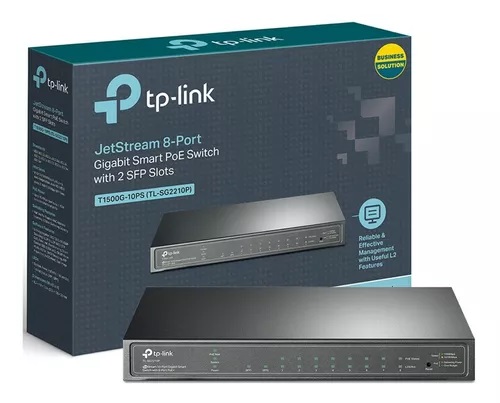 TL-SG2210P Switch Gigabit Smart 8P POE SFP Tp-Link – Wallnet